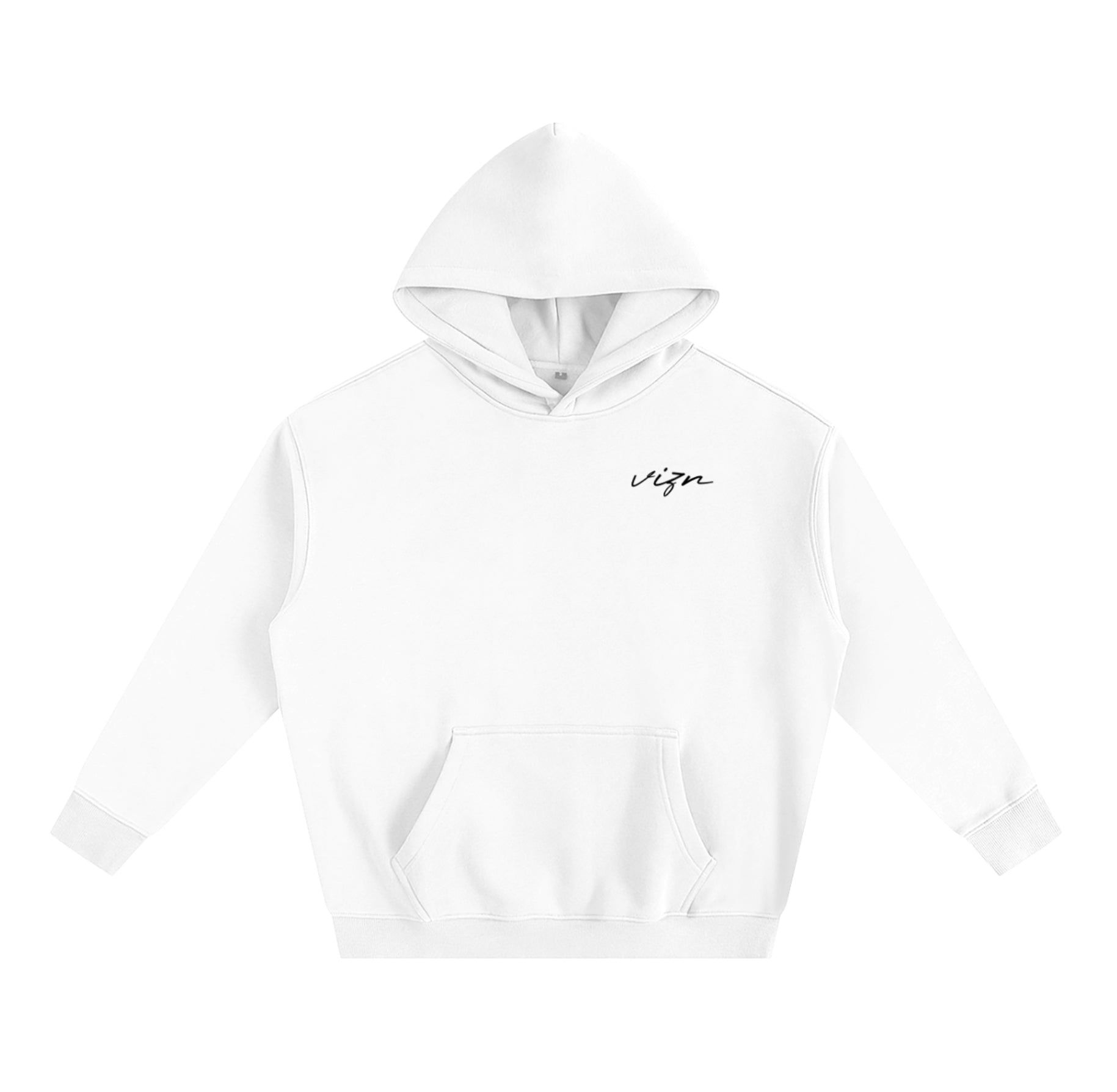 Oversized fleeced hoodie – Vizn